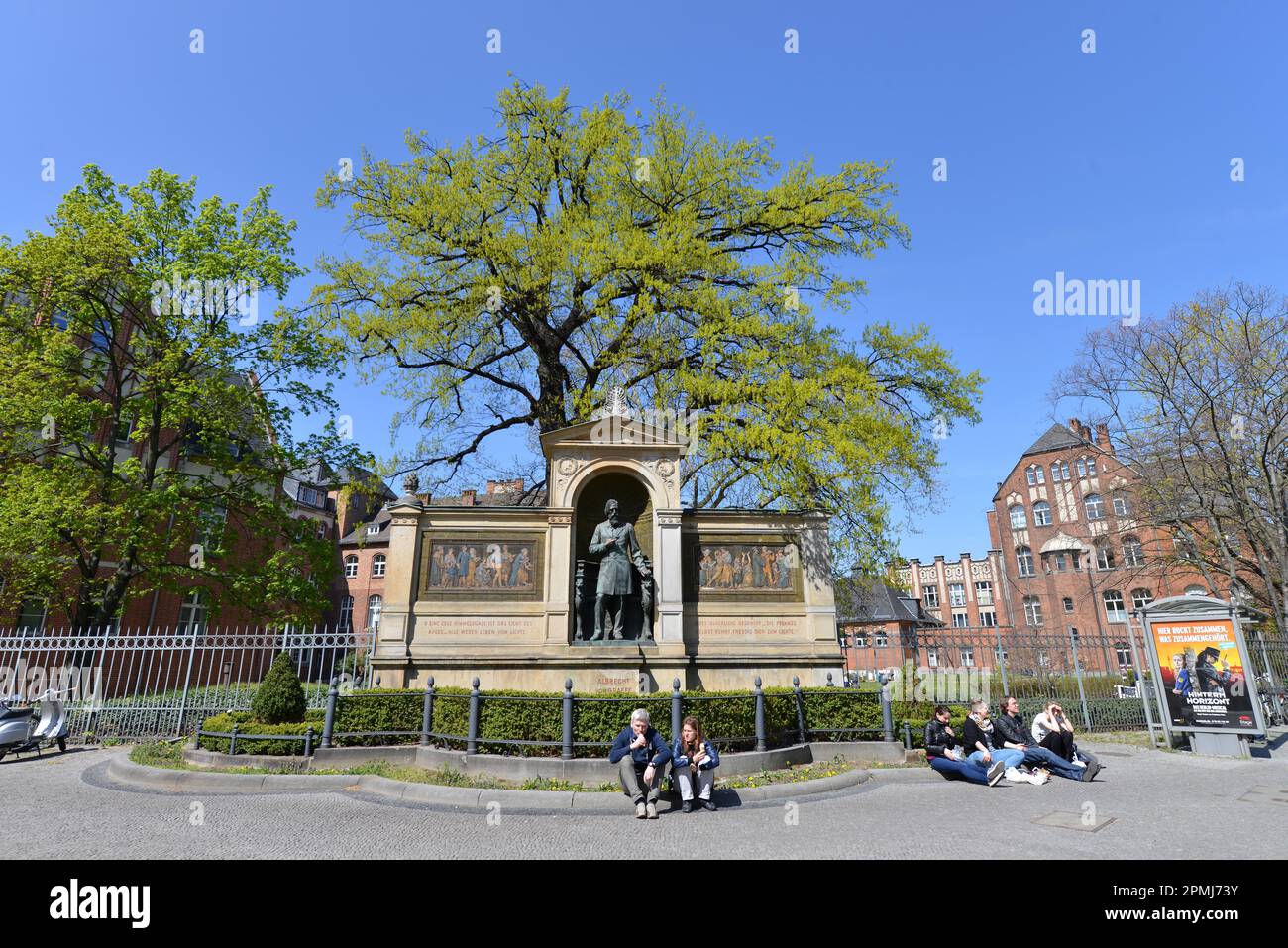 Monument, Albrecht von Graefe, Luisenstrasse, Mitte, Berlin, Germany ...