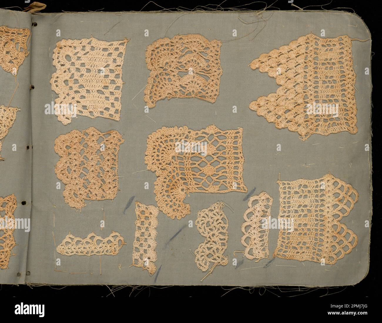 Crochet Sample Book (USA); linen, cotton Stock Photo - Alamy