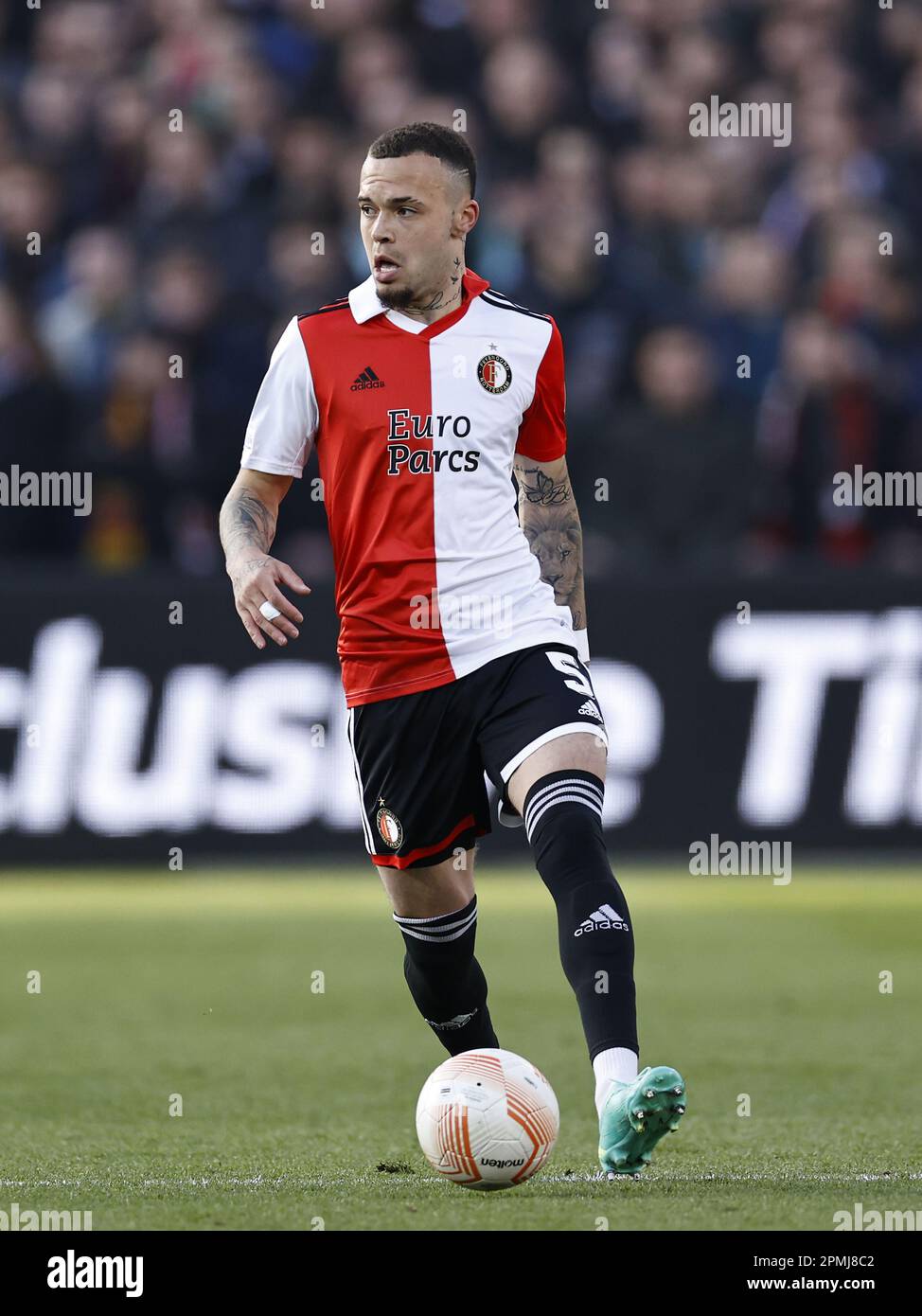 ROTTERDAM - Quilindschy Hartman of Feyenoord during the UEFA Europa League quarterfinal match ...