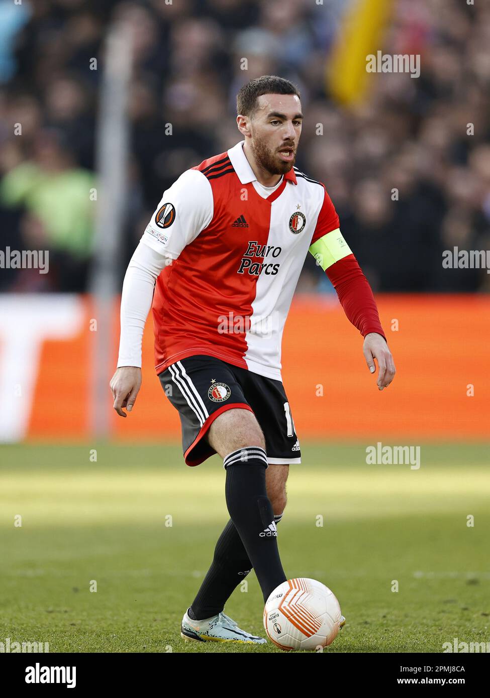 ROTTERDAM - Orkun Kokcu of Feyenoord during the UEFA Europa League quarterfinal match between ...