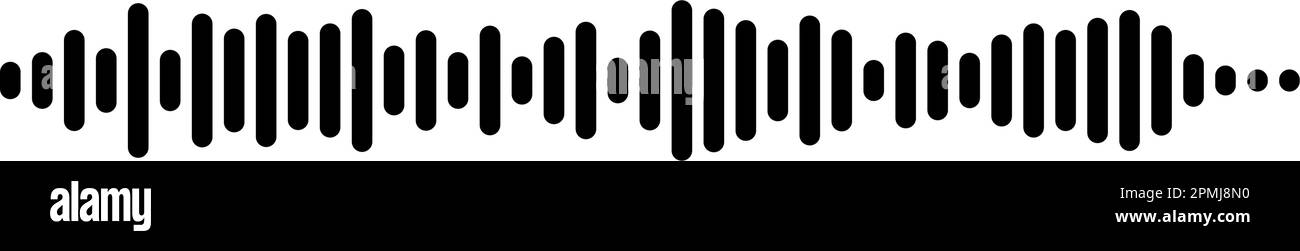 Podcast sound waves collection. voice message for social media app ...