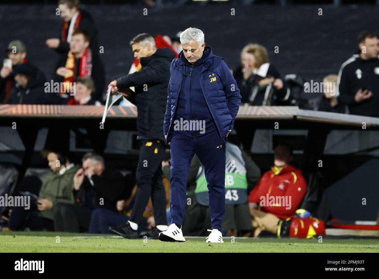 ROTTERDAM -AS Roma coach Jose Mourinho during the UEFA Europa League ...