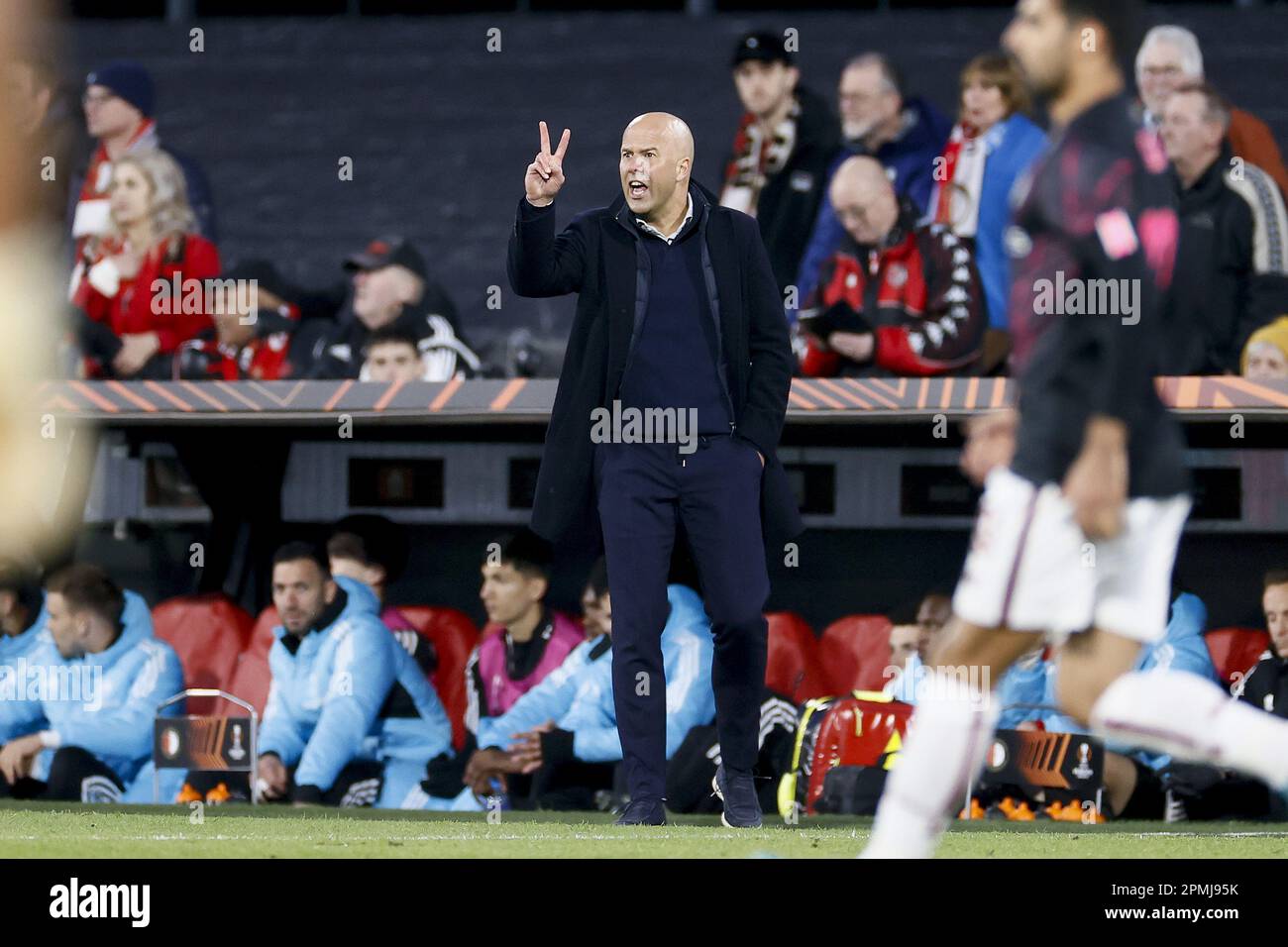 ROTTERDAM - Feyenoord coach Arne Slot during the UEFA Europa League ...