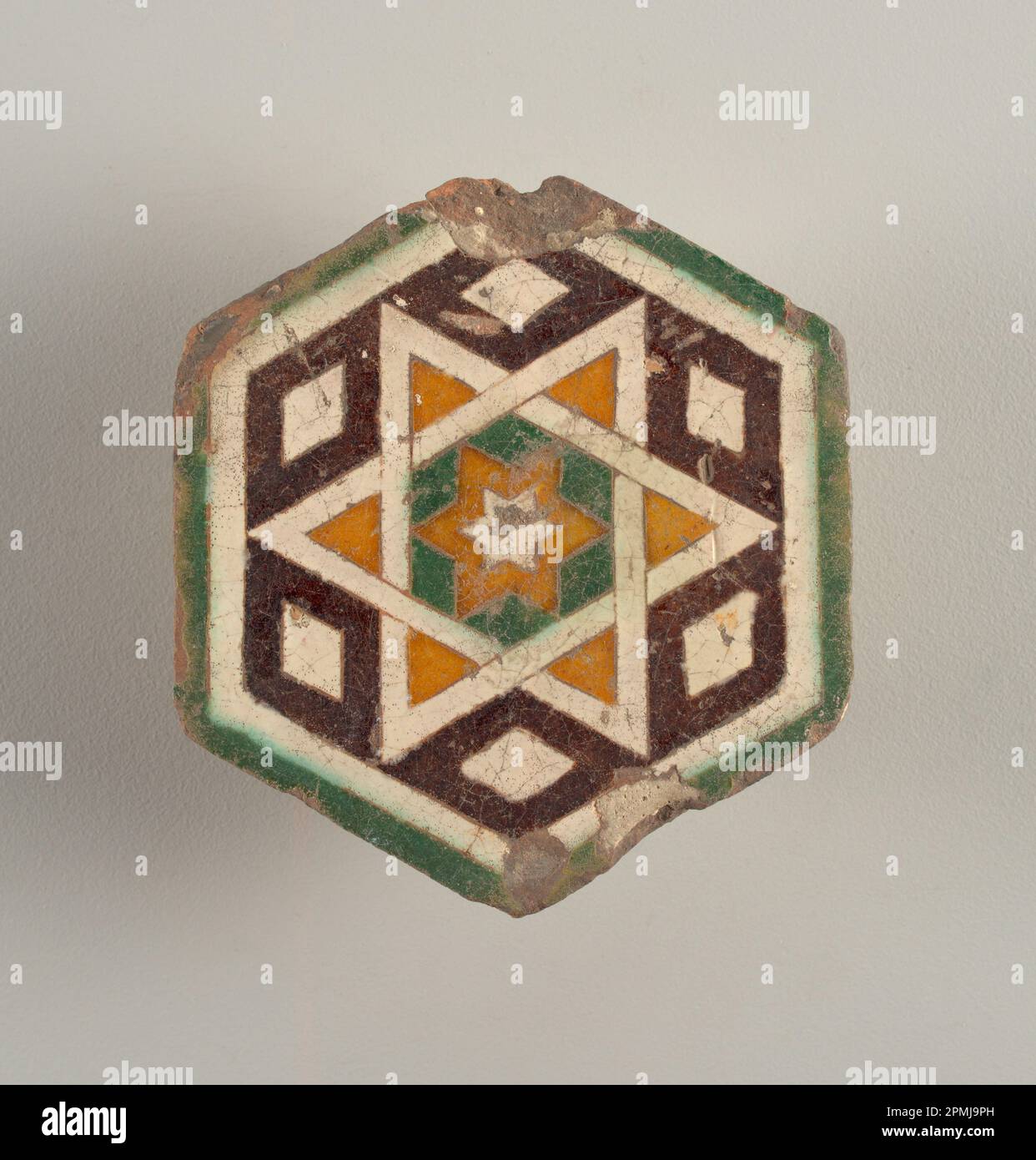 Tile/tile Fragment; glazed earthenware Stock Photo - Alamy
