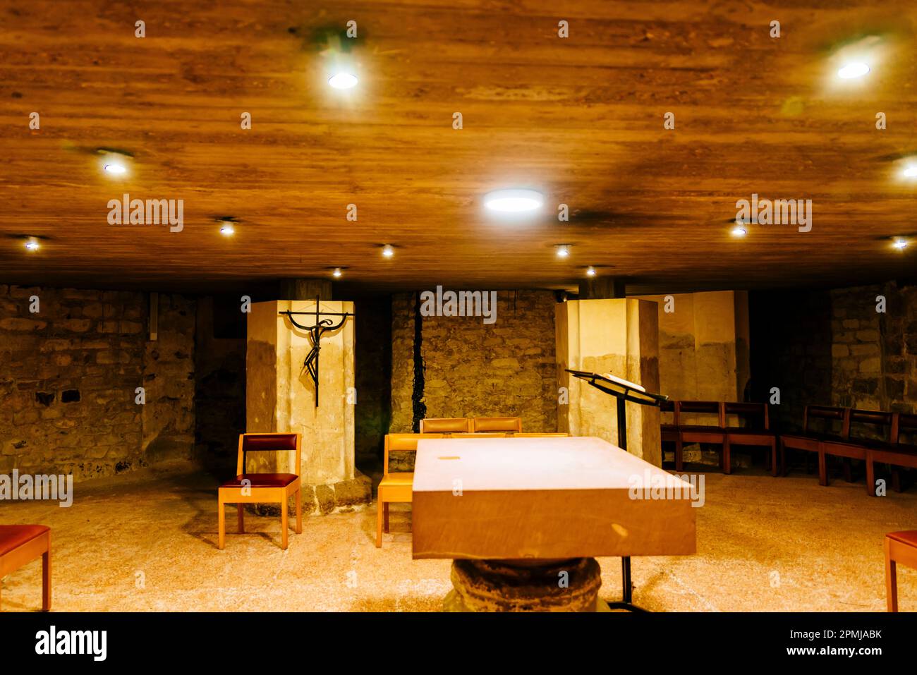 Crypt. Saint Peter's Church is a Roman Catholic church built in the ...