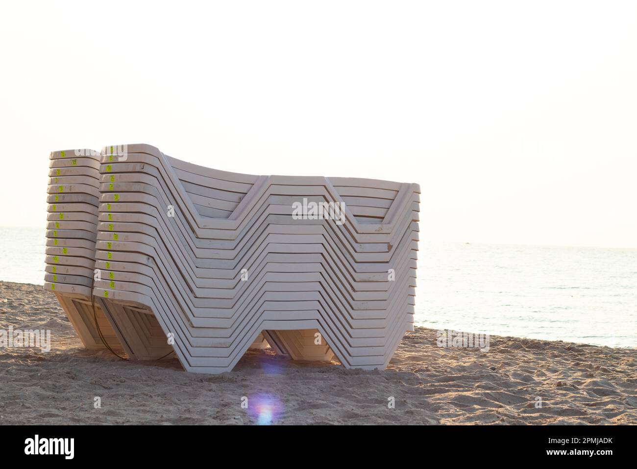 Dawn sun sea sand hi-res stock photography and images - Alamy