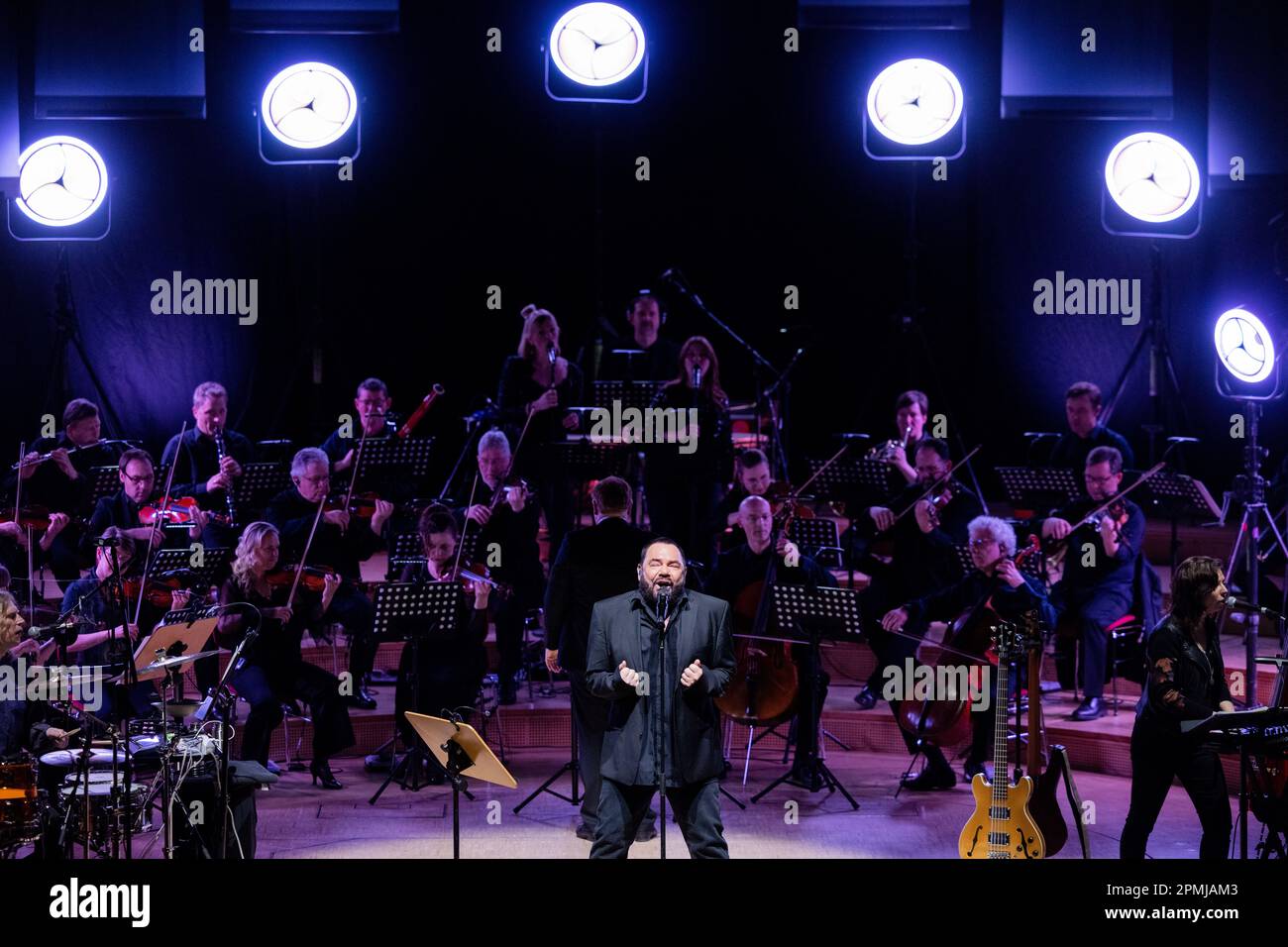 Essen, Germany. 13th Apr, 2023. Marian Gold, frontman and singer of the ...