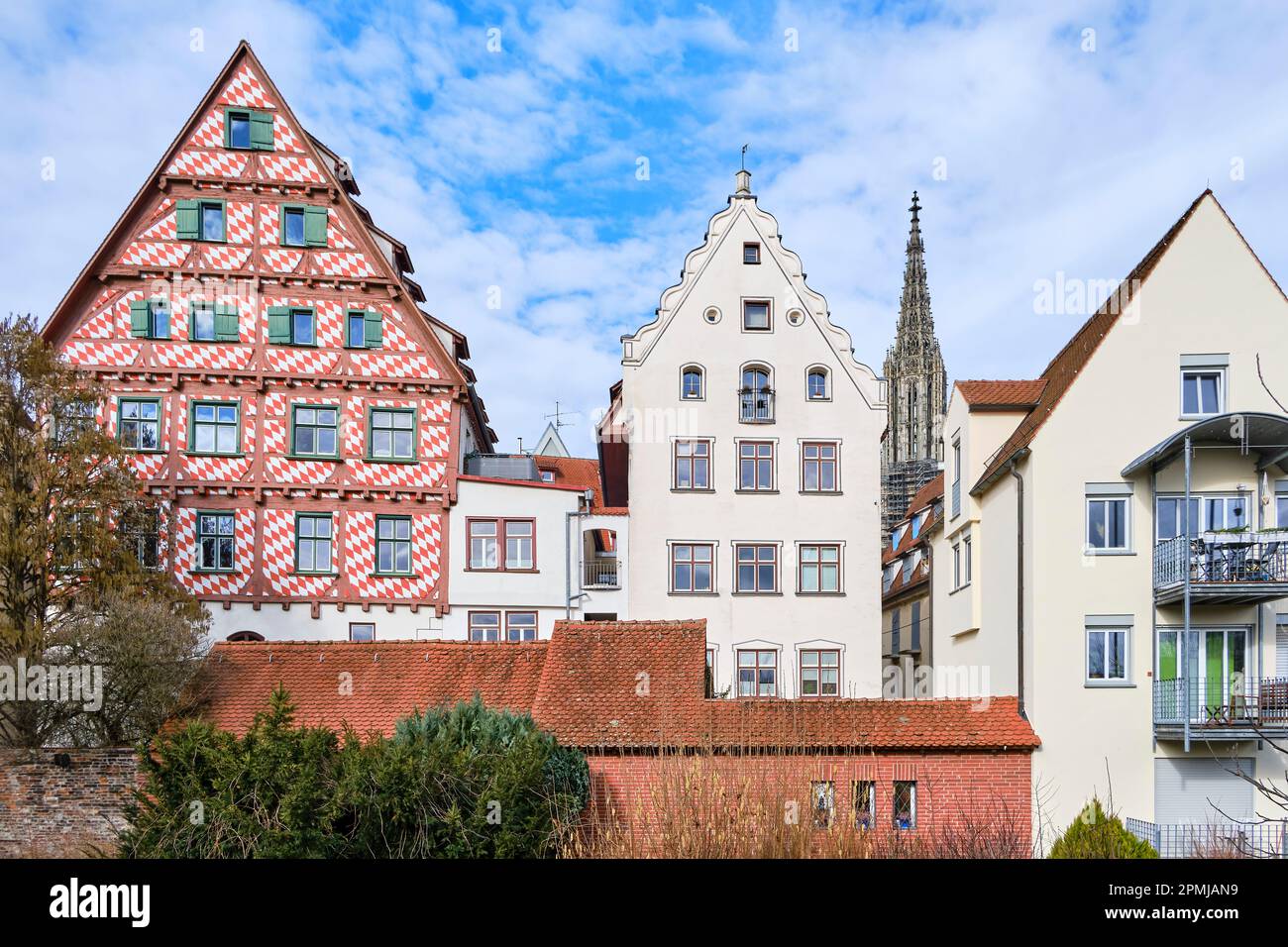 Ulm, Baden-Wurttemberg, Germany, Europe: Partial view of the world ...