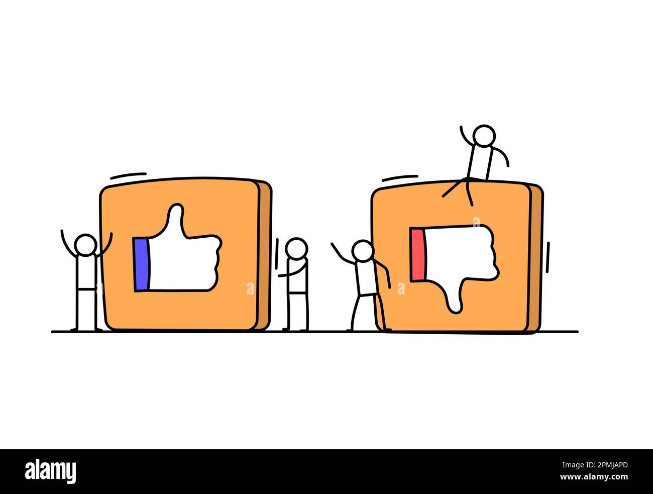 Public reaction Stock Vector Images - Alamy