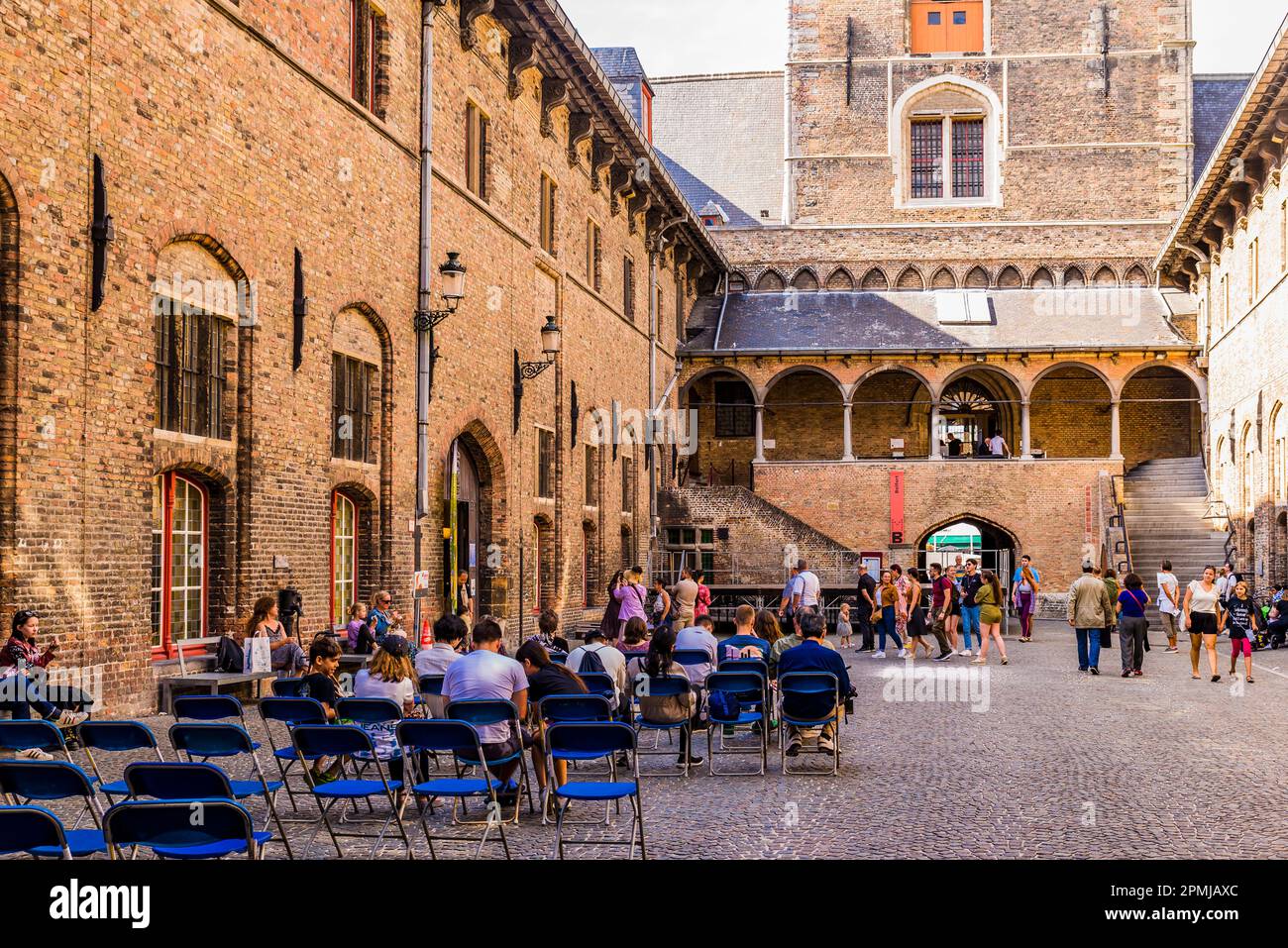 The Belfry of Bruges is a medieval bell tower in the centre of Bruges ...