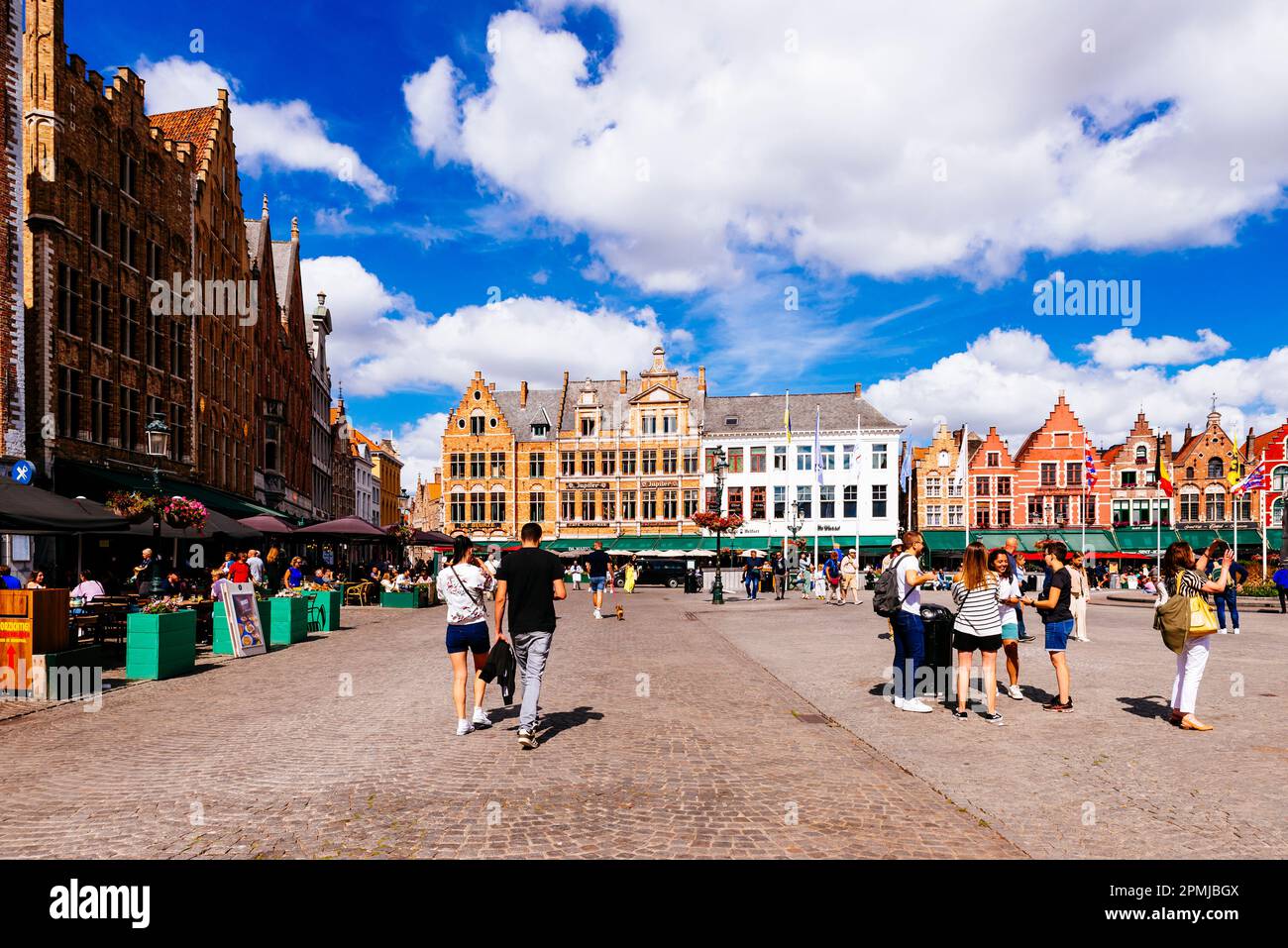 The Market Square is the largest square in Brugge. Market Square has ...