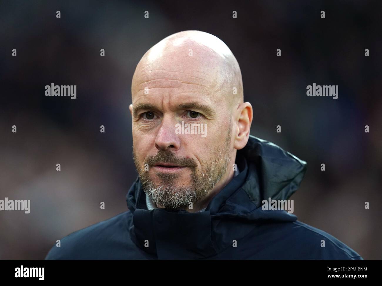 Manchester United manager Erik ten Hag during the UEFA Europa League ...
