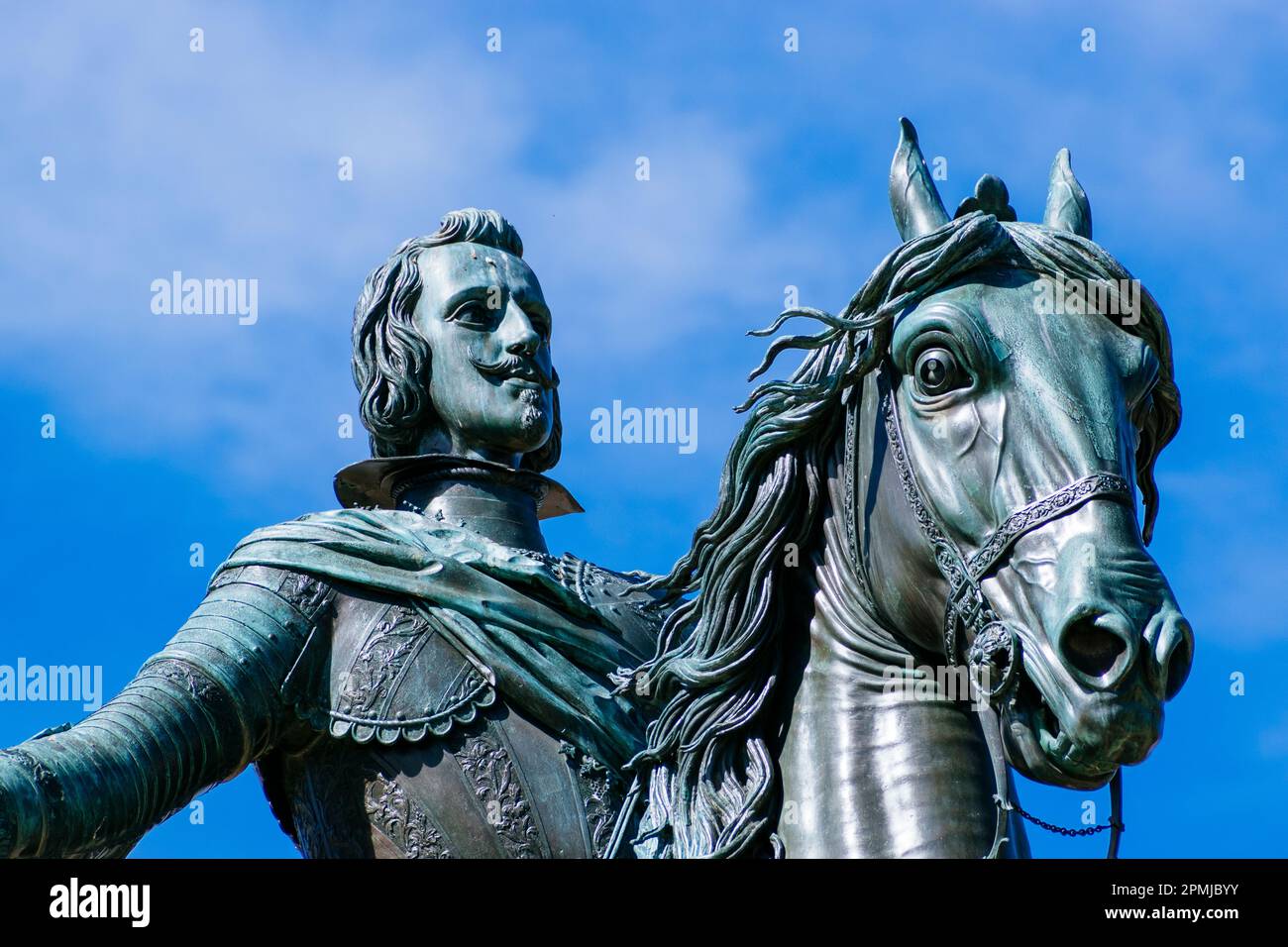Detail. Equestrian statue of Philip IV. The Monument to Philip IV or ...