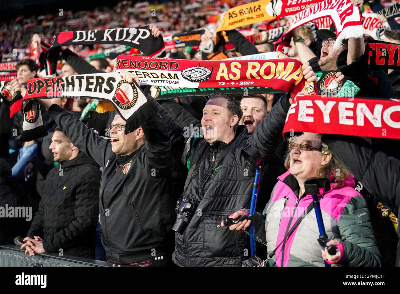 Stadion Feijenoord, Netherlands. 13th Apr, 2023. STADION FEIJENOORD ...