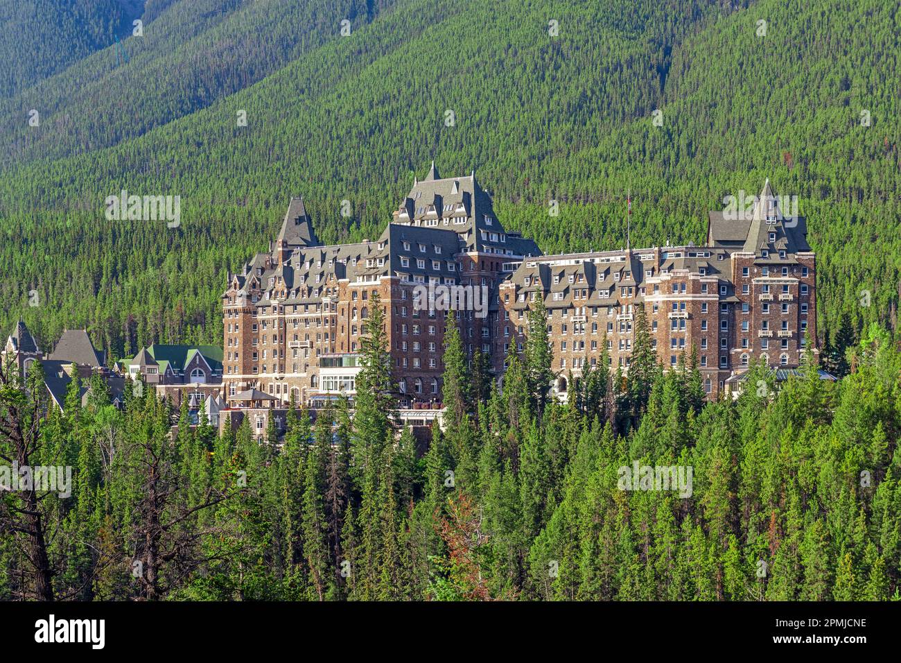Banff Springs Hotel facade, Banff national park, Alberta, Canada Stock Photo - Alamy