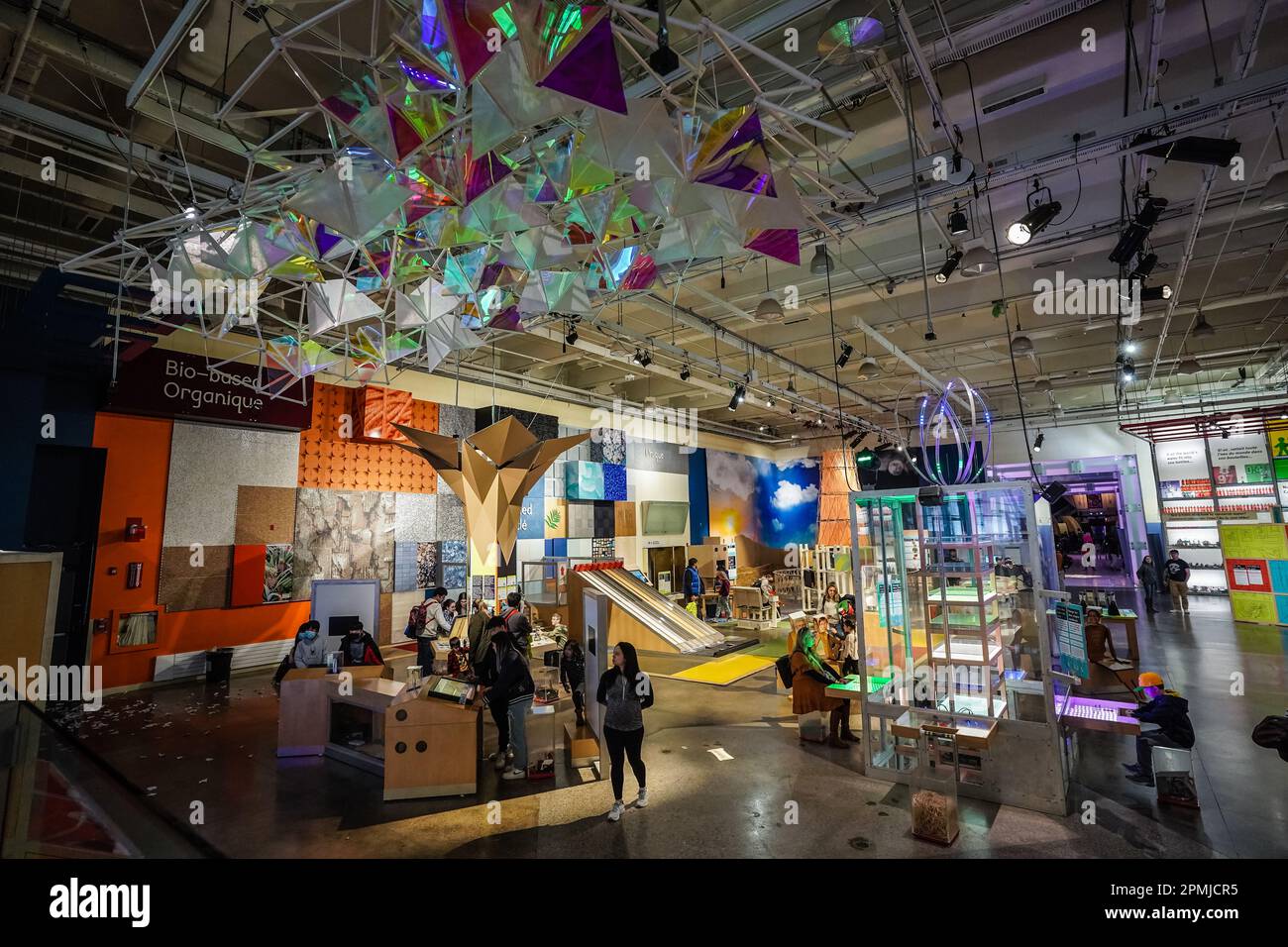 Patrons inside ontario science centre, toronto, ontario, canada Stock ...