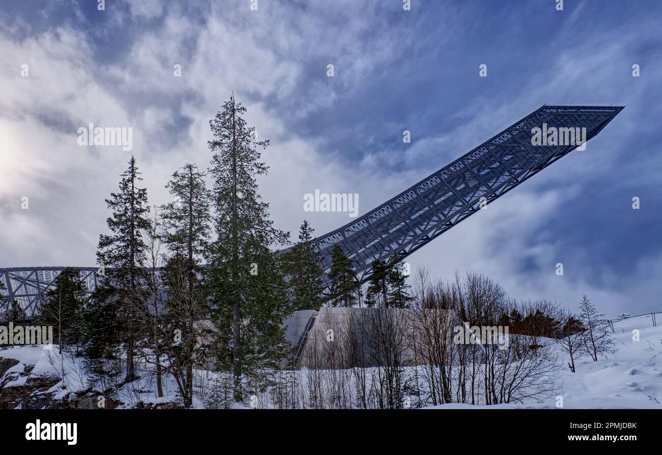 Oslo holmenkollen ski jump tower hi-res stock photography and images ...
