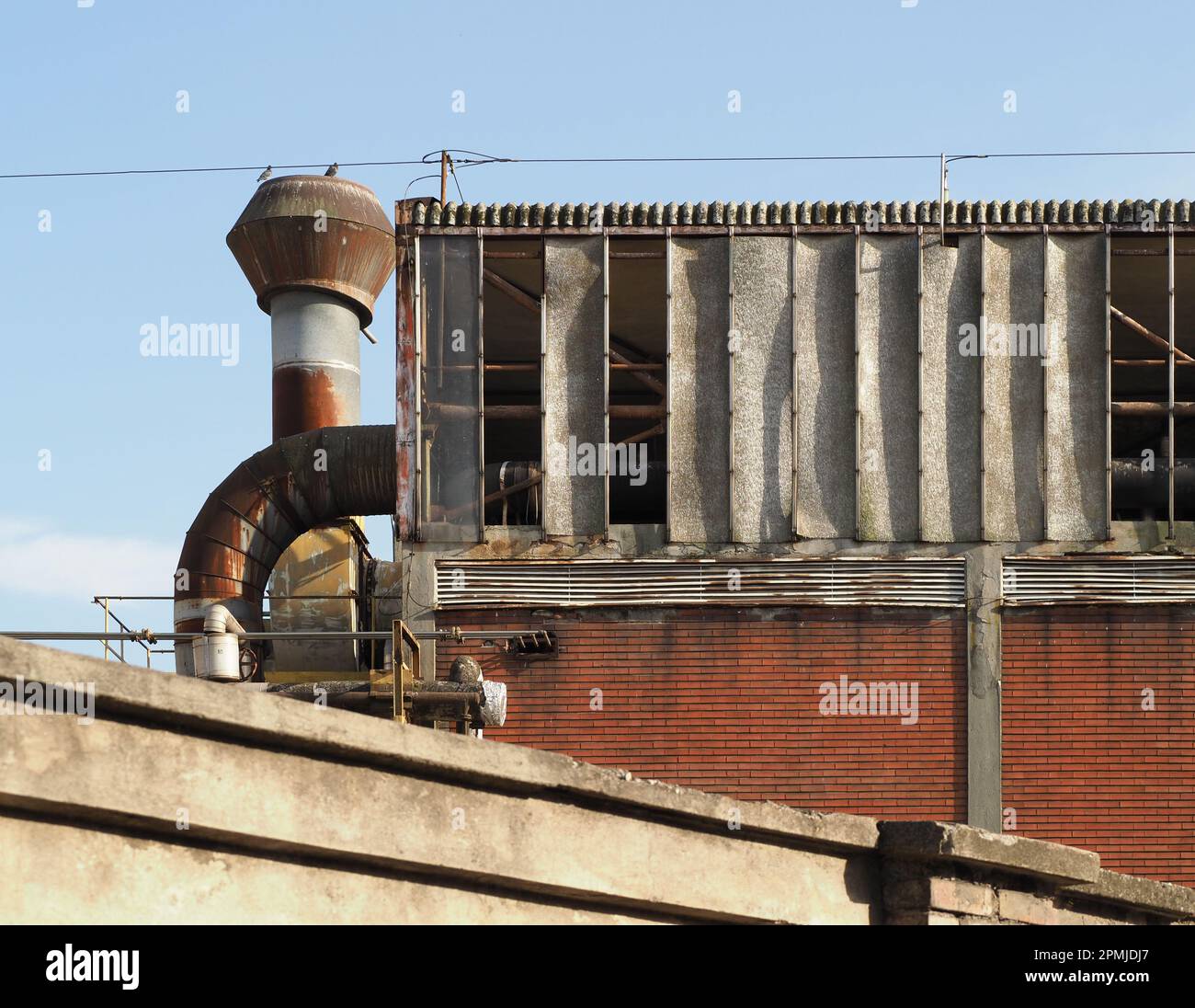 industrial ruins of an old abandoned factory Stock Photo - Alamy