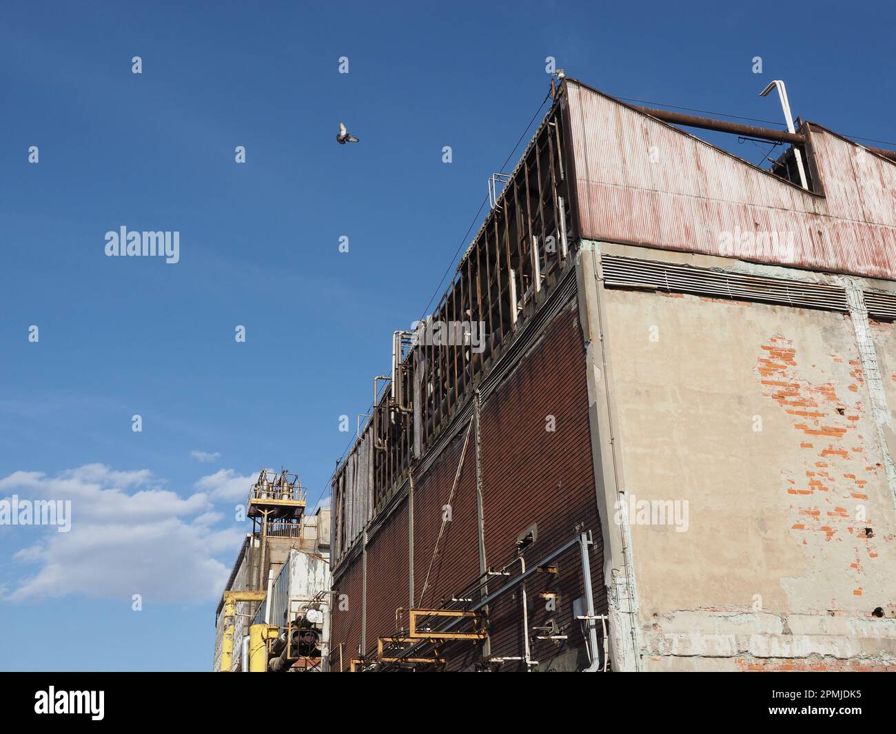 industrial ruins of an old abandoned factory Stock Photo - Alamy