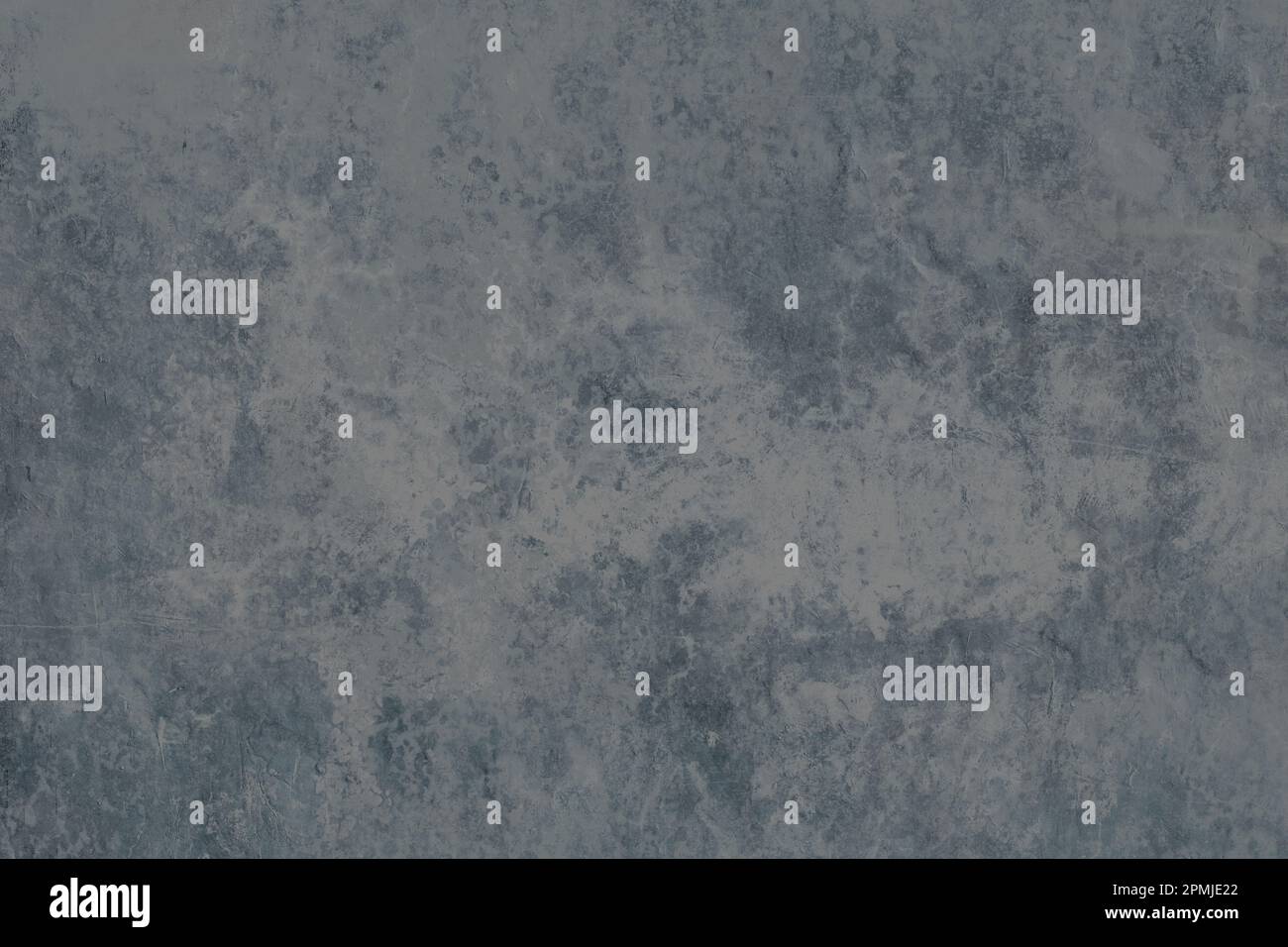 Detail of damp stain on a lime washed wall, pale blue abstract ...