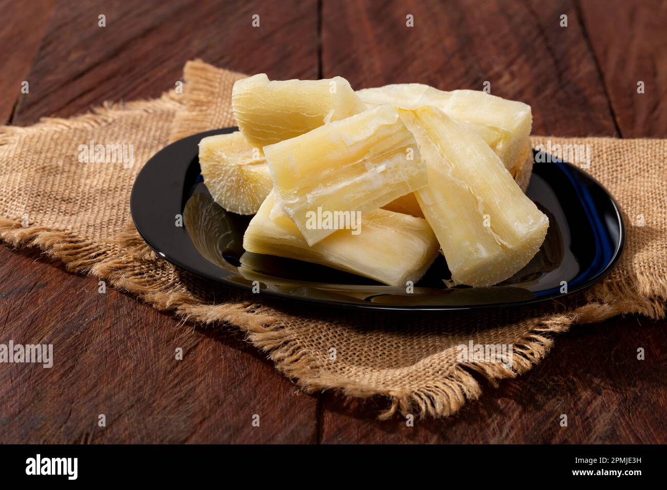 Cooked Manioc Esculenta (mandioca, Yuca, Brazilian Rice Paddy Stock ...