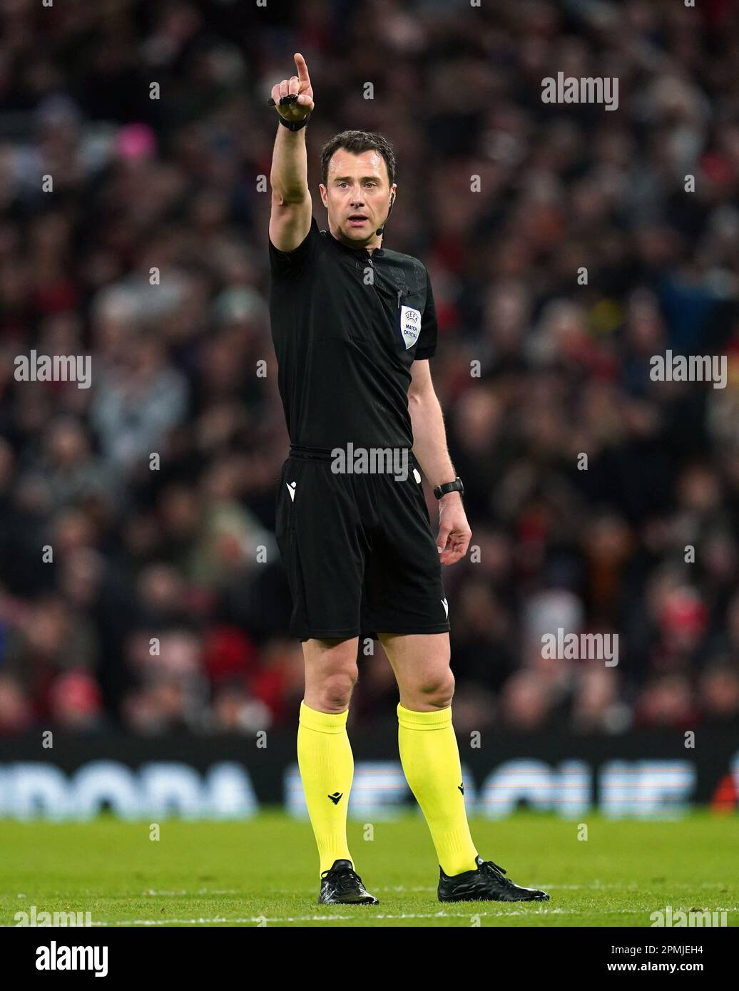 Referee Felix Zwayer during the UEFA Europa League quarter-final first ...