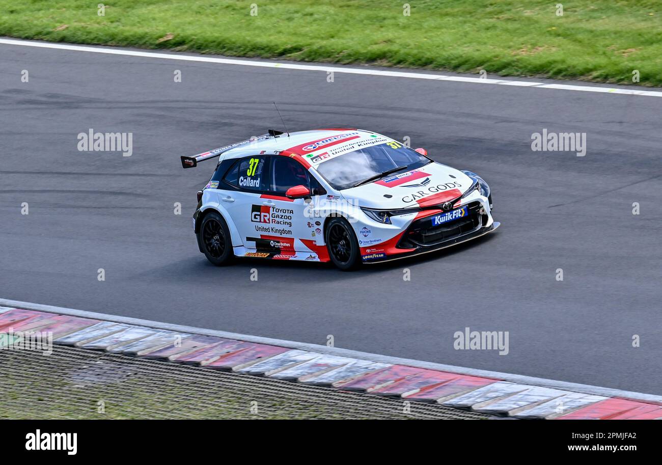 Brands Hatch Circuit, Longfield, Kent, UK on 12 April 2023. Ricky ...
