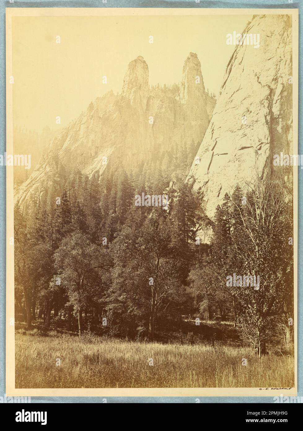 Photograph, Cathedral Spires, Yosemite; Photographed by Carleton E ...