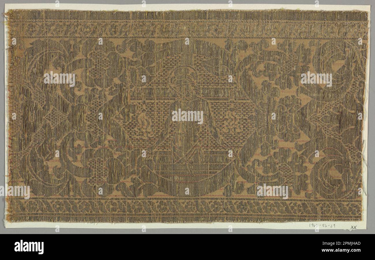 Orphrey (Italy); linen, silk, metallic thread; Bequest of Richard ...