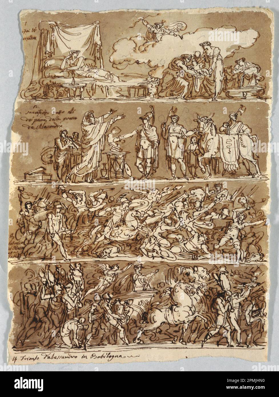 Alexander The Great Confronts Darius Iii At The Battle Of Issus