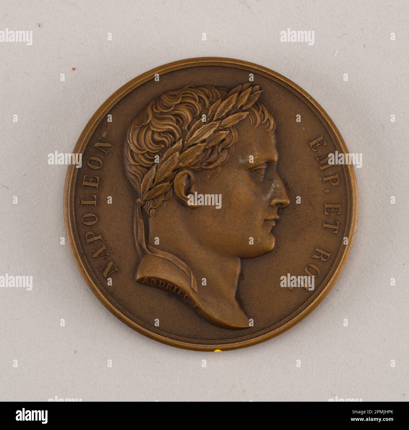 Medal; Designed by Bertrand Andrieu (French, 1761 - 1822); cast bronze ...