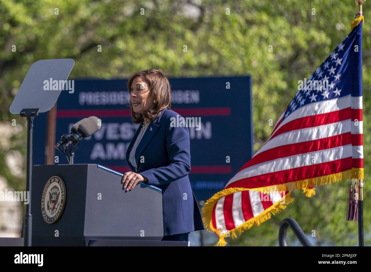 Washington, United States. 13th Apr, 2023. US Vice President Kamala ...