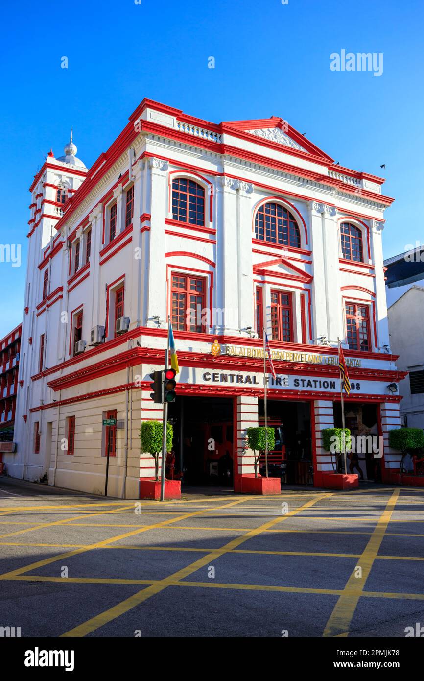 Georgetown, Penang, Malaysia - February 15, 2023: Exterior view of the ...
