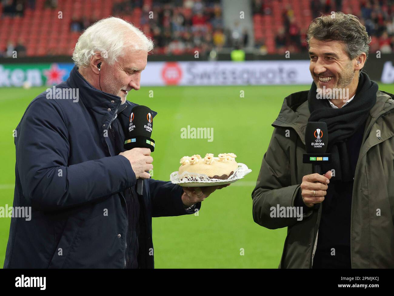 Leverkusen, Deutschland. 13th Apr, 2023. firo: 04/13/2023, football ...