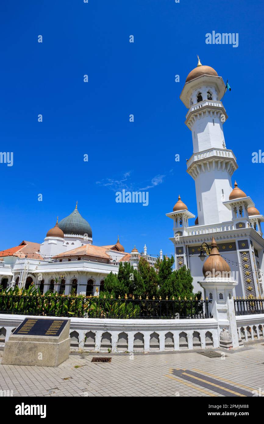 Exterior of Masjid Kapitan Keling Mosque located in Georgetown, Penang ...