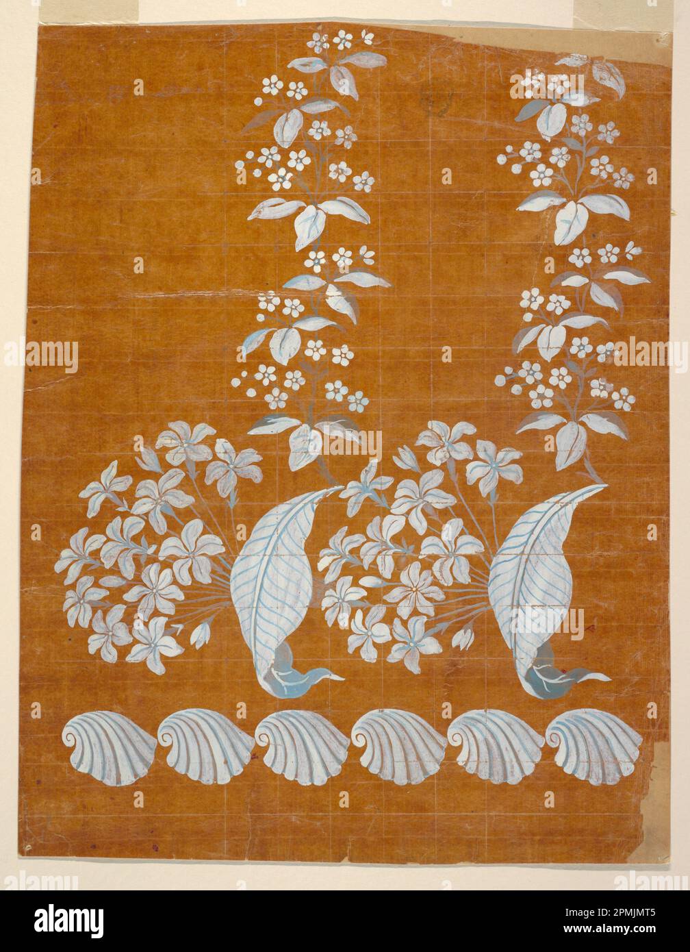 Drawing, Design for a Woven Fabric of the "Fabrique de St. Ruf ...