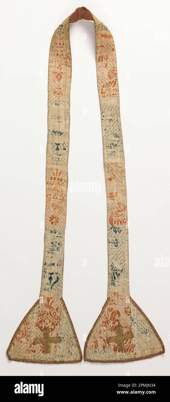 Stole (Spain); linen, wool Stock Photo - Alamy