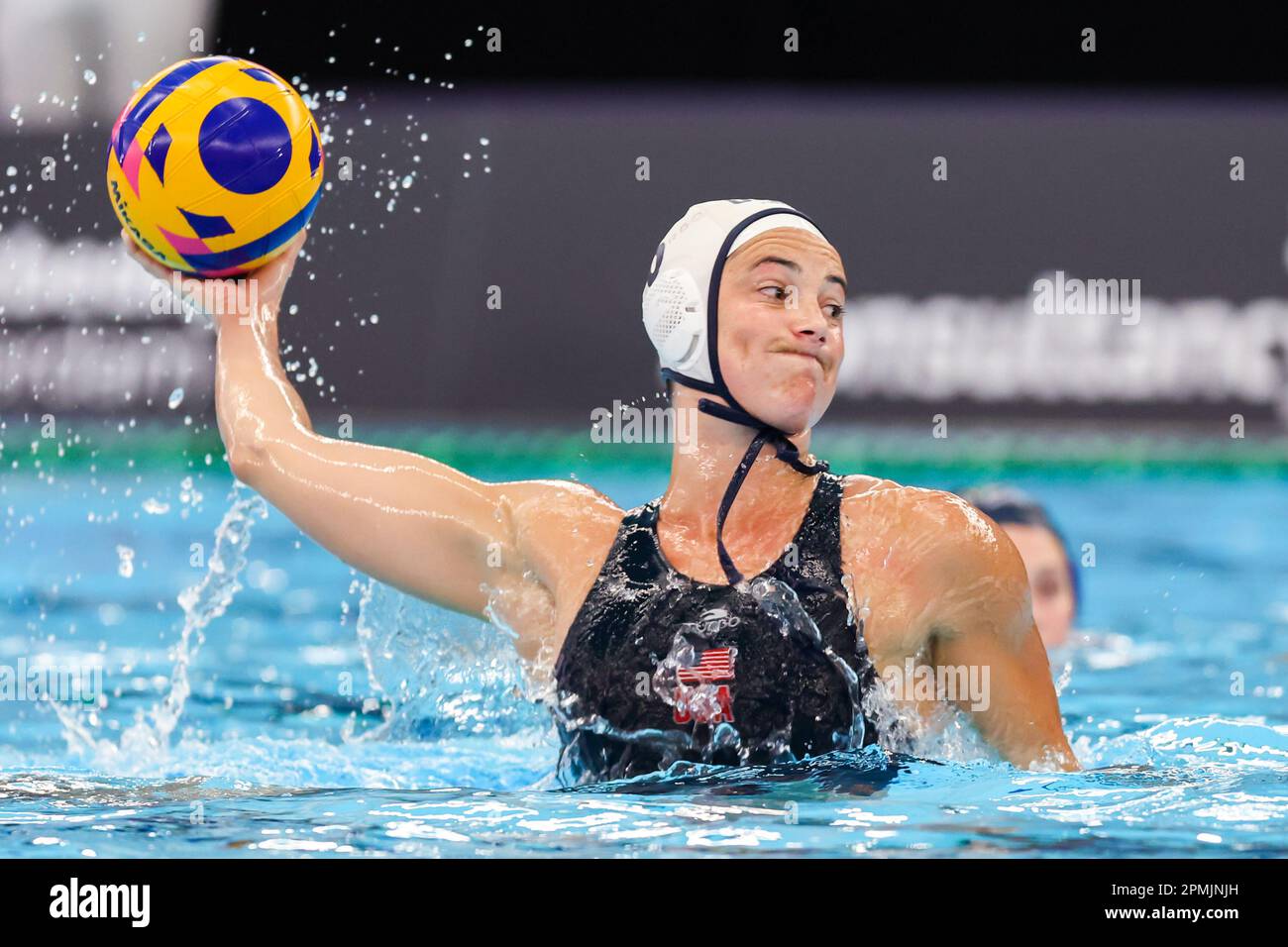 ROTTERDAM, NETHERLANDS - APRIL 13: Maggie Steffens of United States ...