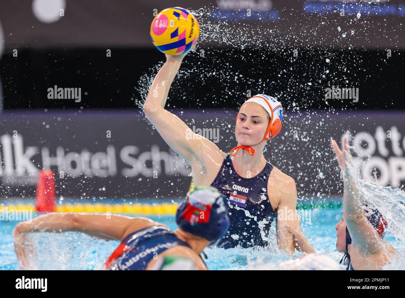 ROTTERDAM, NETHERLANDS - APRIL 13: Brigitte Sleeking of the Netherlands ...