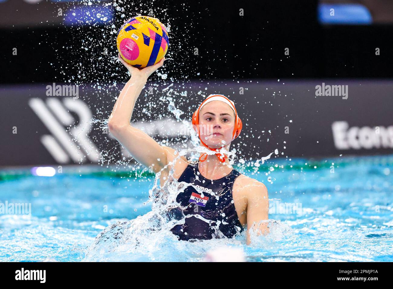 ROTTERDAM, NETHERLANDS - APRIL 13: Brigitte Sleeking of the Netherlands ...