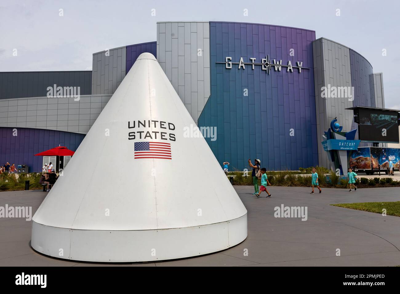 The Kennedy Space centre, the home of NASA in Florida, USA Stock Photo ...