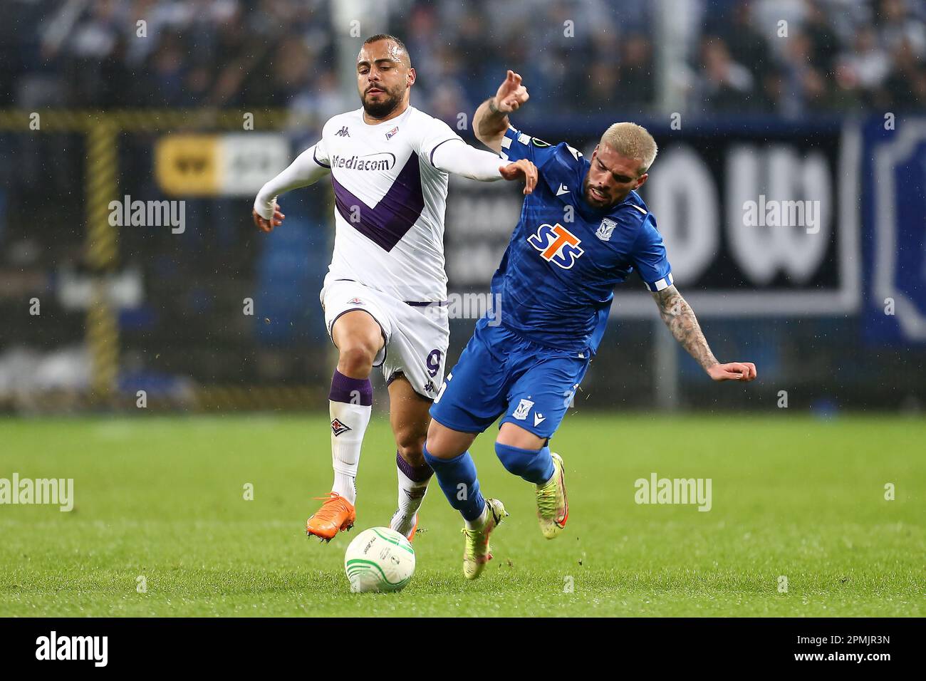 Poznan, Poland. 13th Apr, 2023. Arthur Mendonca Cabral Pedro Rebocho ...