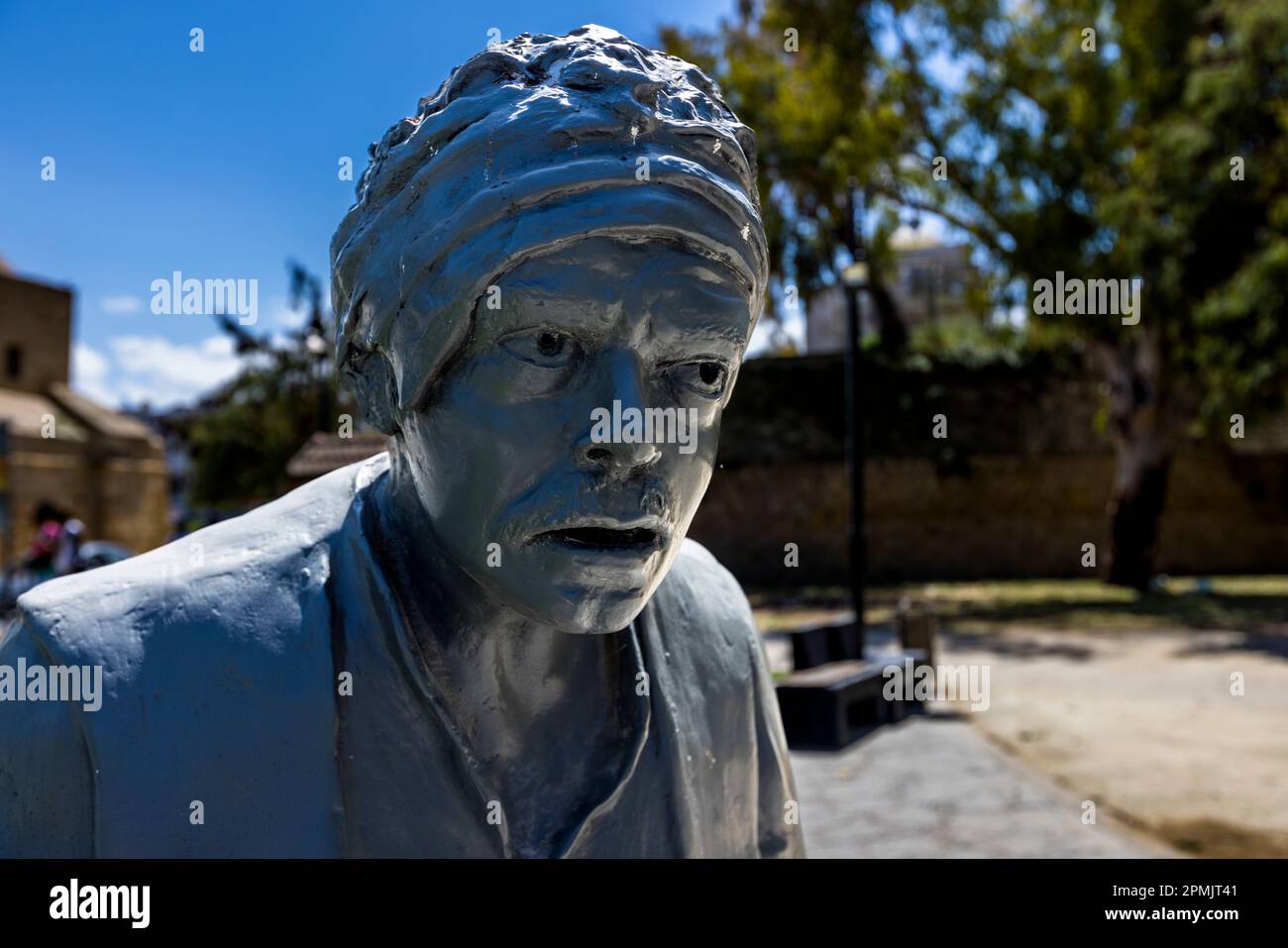 Sculpture by the artist Sevcan Cerkez. It shows the figure of Alliko ...