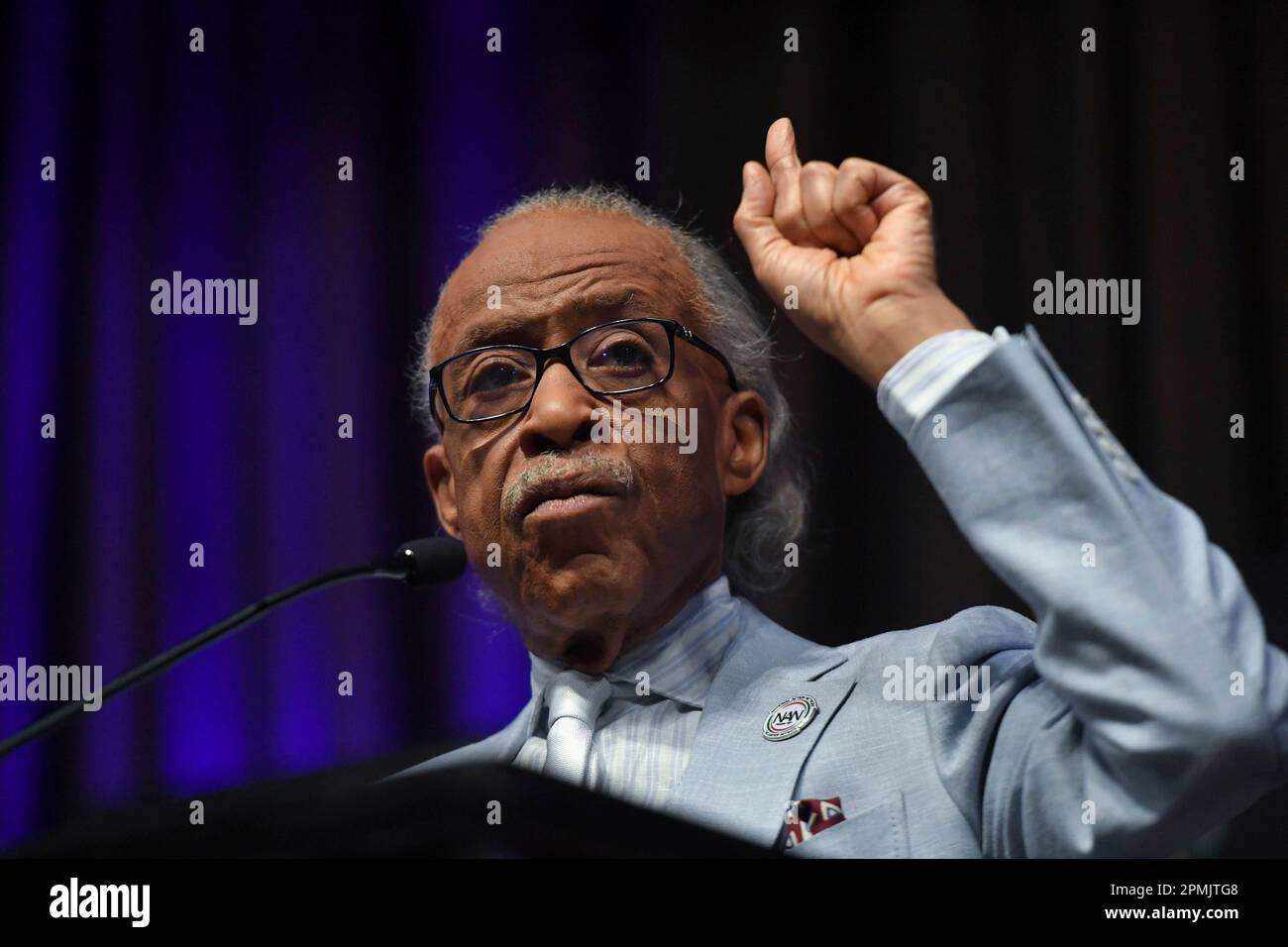 Photo by: NDZ/STAR MAX/IPx 2023 4/13/23 Reverend Al Sharpton attends ...