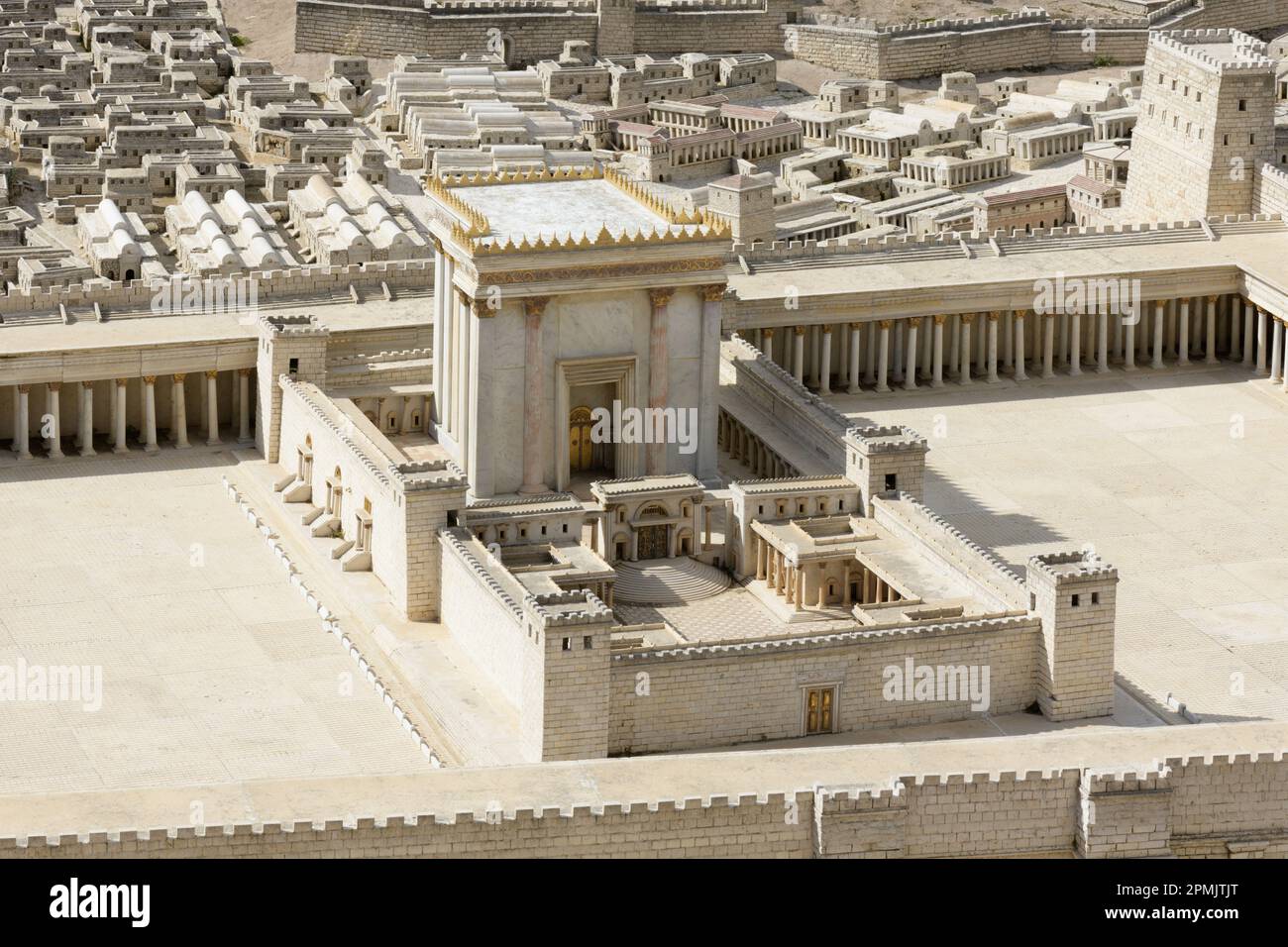 Second Temple - model of the ancient Jerusalem. Israel Museum ...