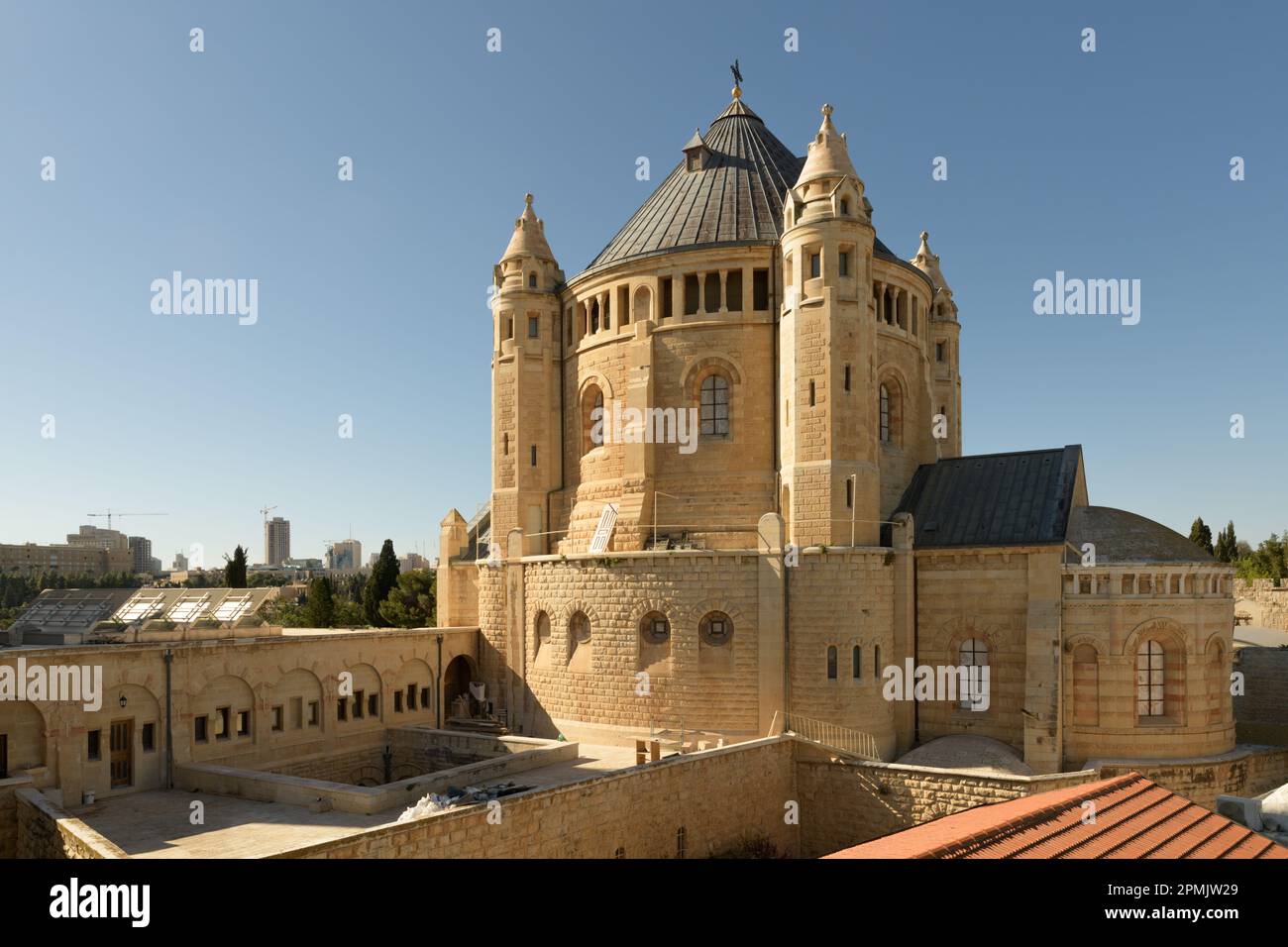 Abbey of Hagia Maria Sion. Abbey of the Dormition of Benedictine Order ...