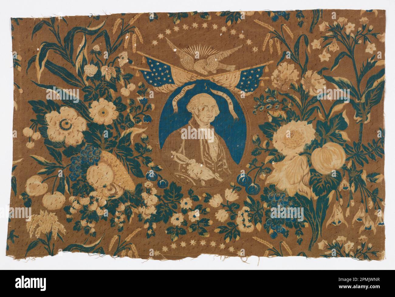 Textile (USA); cotton; Warp x Weft: 47 x 69.5 cm (18 1/2 x 27 3/8 in ...