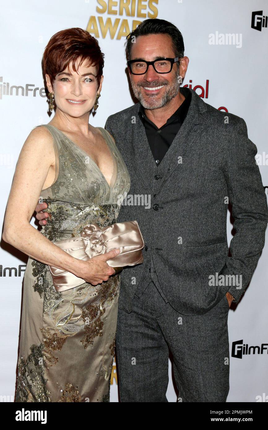LOS ANGELES - APR 12: Carolyn Hennesy, Gregory Zarian at the 2023 Indie ...