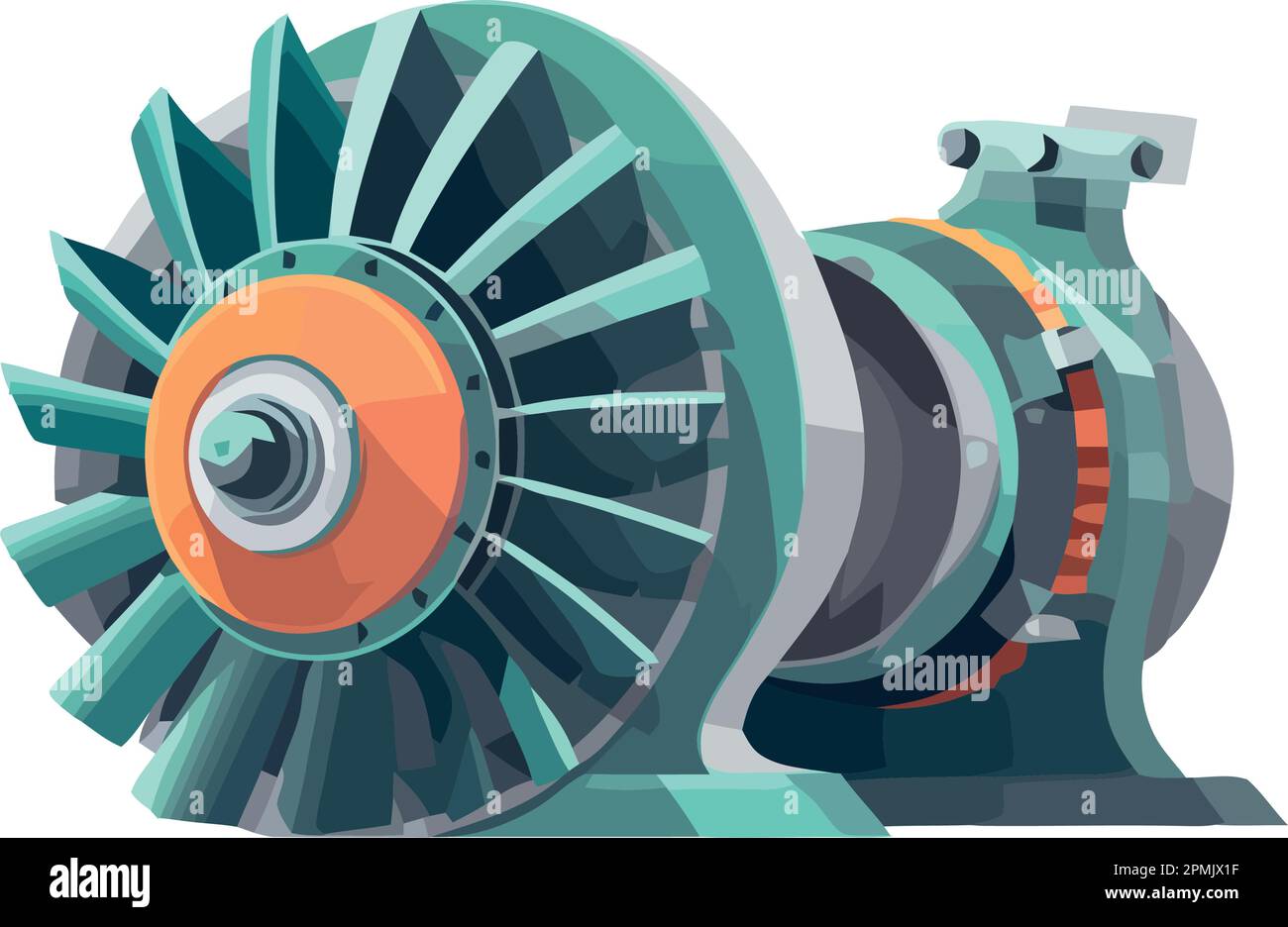 Modern machinery turning steel wheels in factory Stock Vector Image ...