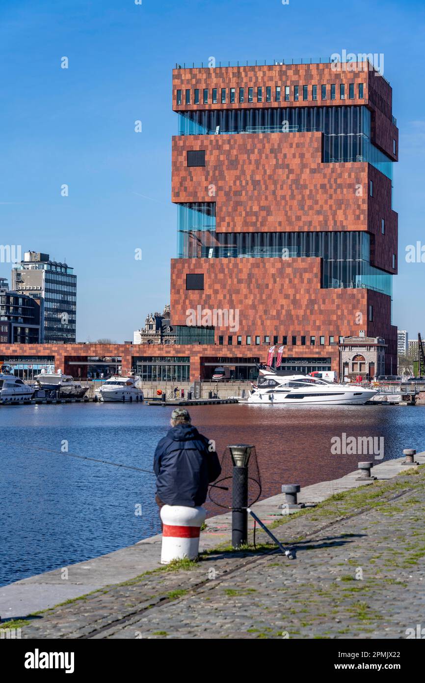 The MAS, Museum aan de Stroom, Museum am Strom, Willemdok, Jachthaven ...